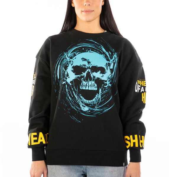 HeadRush Tornado Skull Boyfriend Sweatshirt – Dyce Apparel