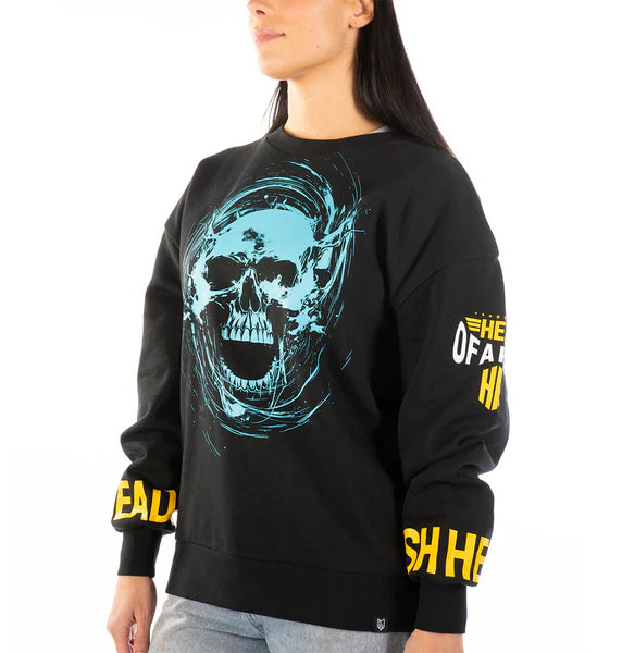 HeadRush Tornado Skull Boyfriend Sweatshirt – Dyce Apparel